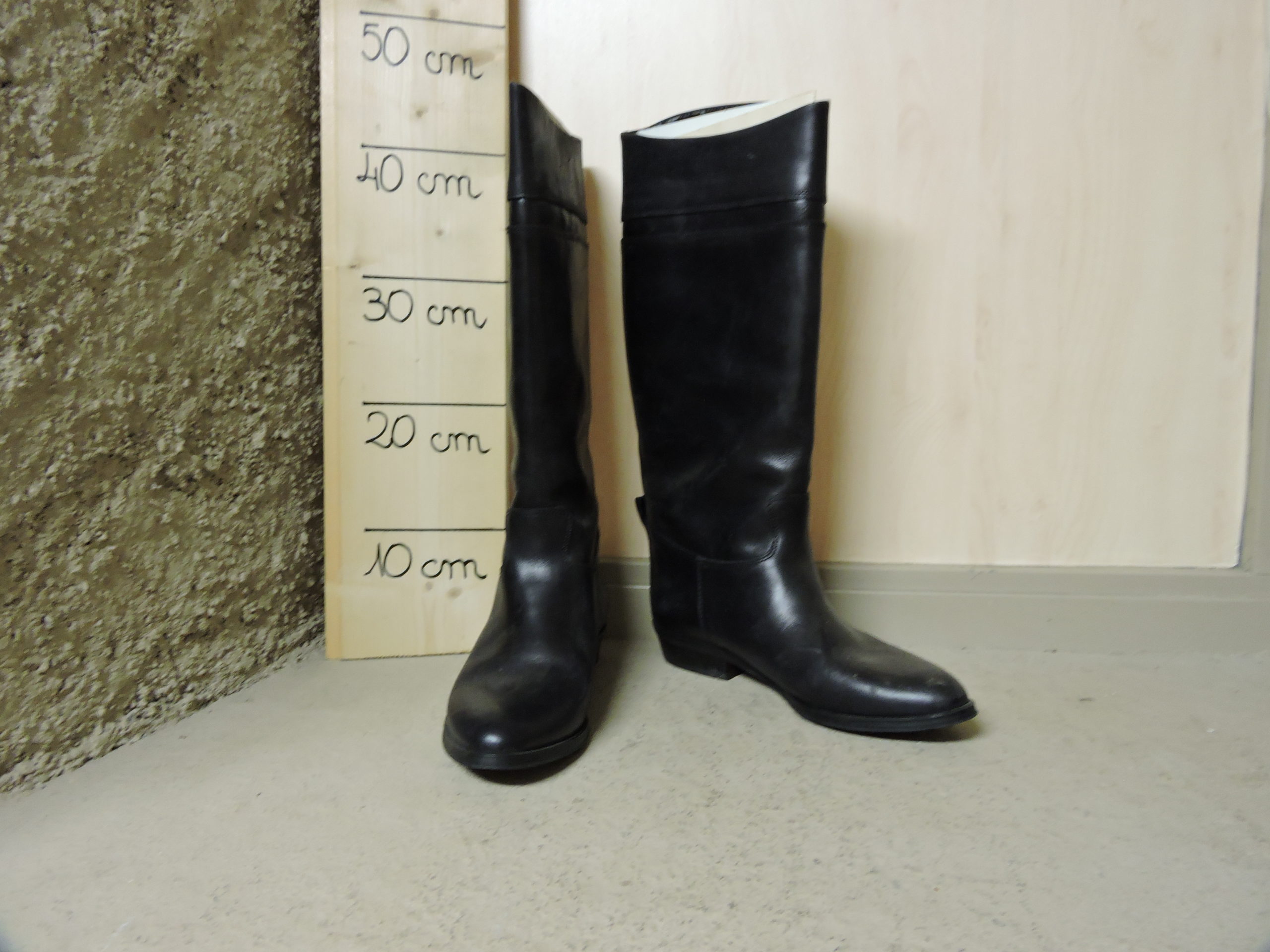 Bottes femme en cuir noir pointure 40 | Eco Broc