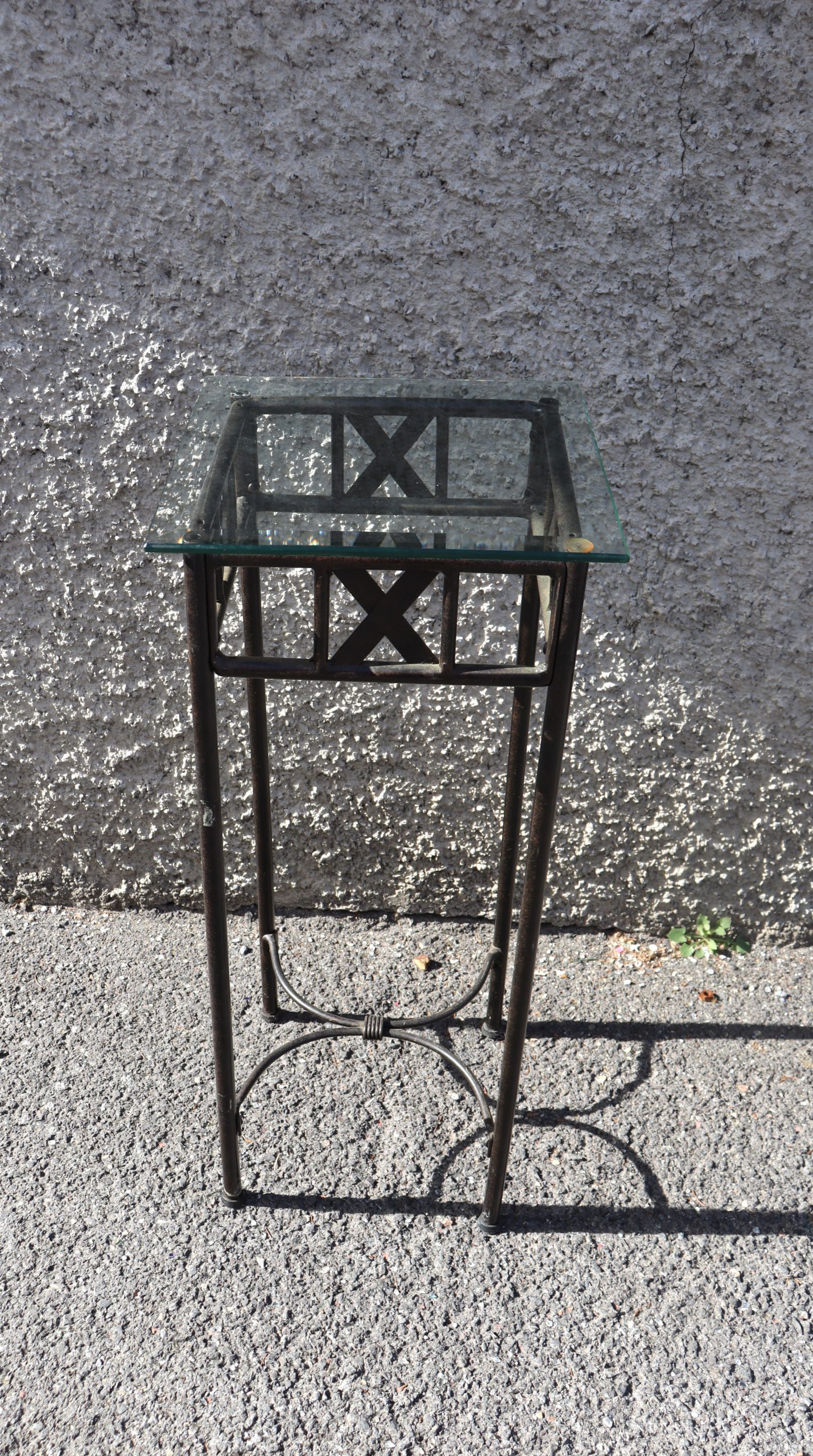 Sellette en fer et verre | Eco Broc